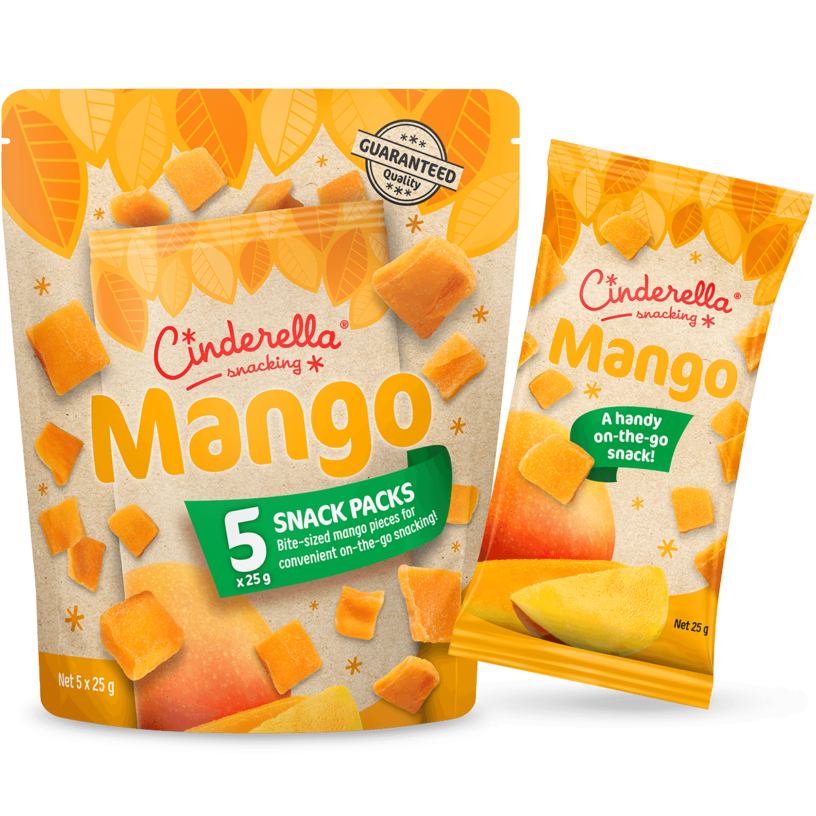 Mango Snack Packs 5 x 25g | Cinderella